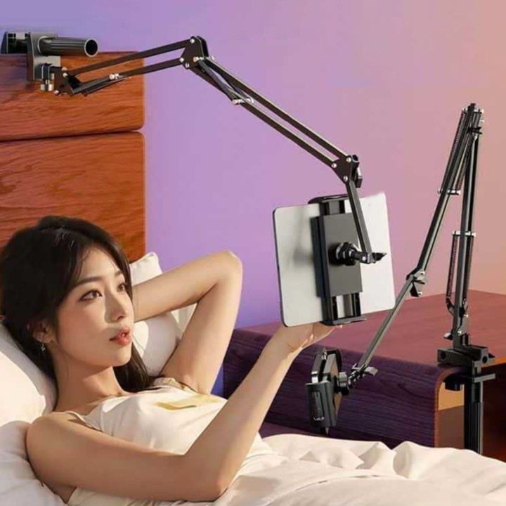 Cell Phone Bed Stand Holder 360° Rotating Bed Tablet Stand Universal ...