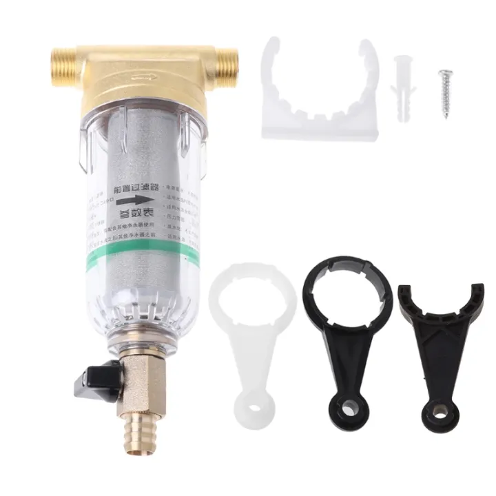 4 Points Prefilter Stainless Steel Water Filter Purifier Mesh Tap ...