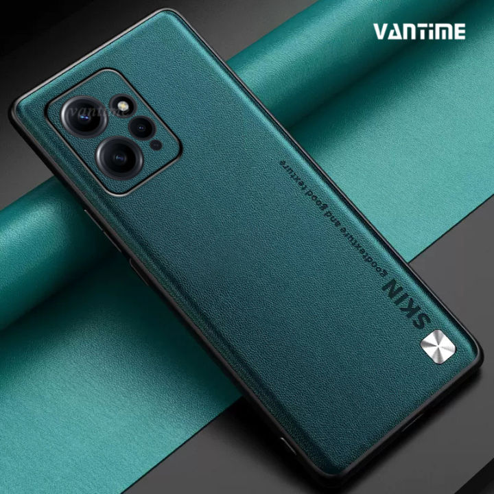 Vantime for Xiaomi Redmi Note 12 4G Case Synthetic Leather Slim Matte Cover | Daraz.lk