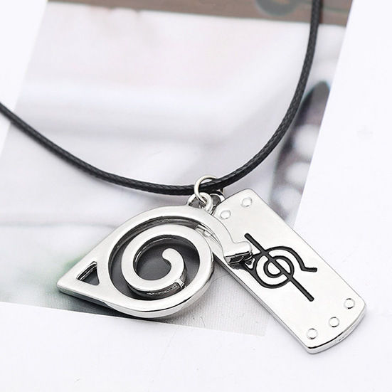 【Mega Sale】Anime Jewelry Naruto Logo Rebellion Pendant Necklace | Daraz.lk