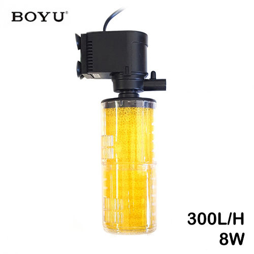BOYU SP-1000ii 300L/H 8W Aquarium Fish Tank Filter Internal Submersible ...
