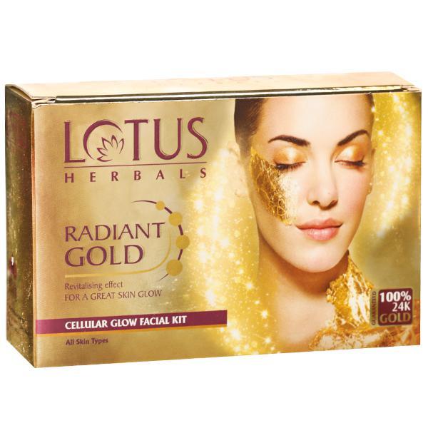 Lotus herbals radiant gold facial kit | Daraz.lk