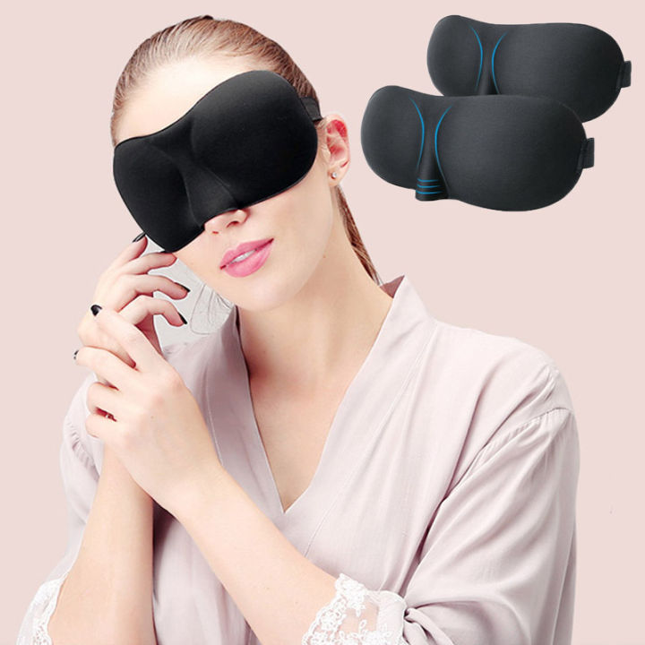 Eye Mask for Sleeping Cover 3D Contoured Cup Blindfold Concave Molded ...