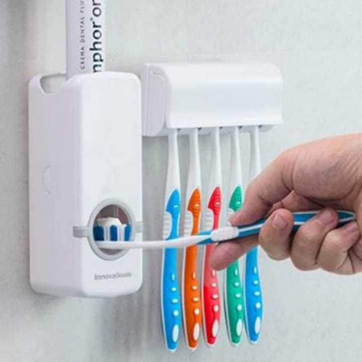 High Quality Automatic Touch Me Toothpaste Dispenser & Toothbrush ...