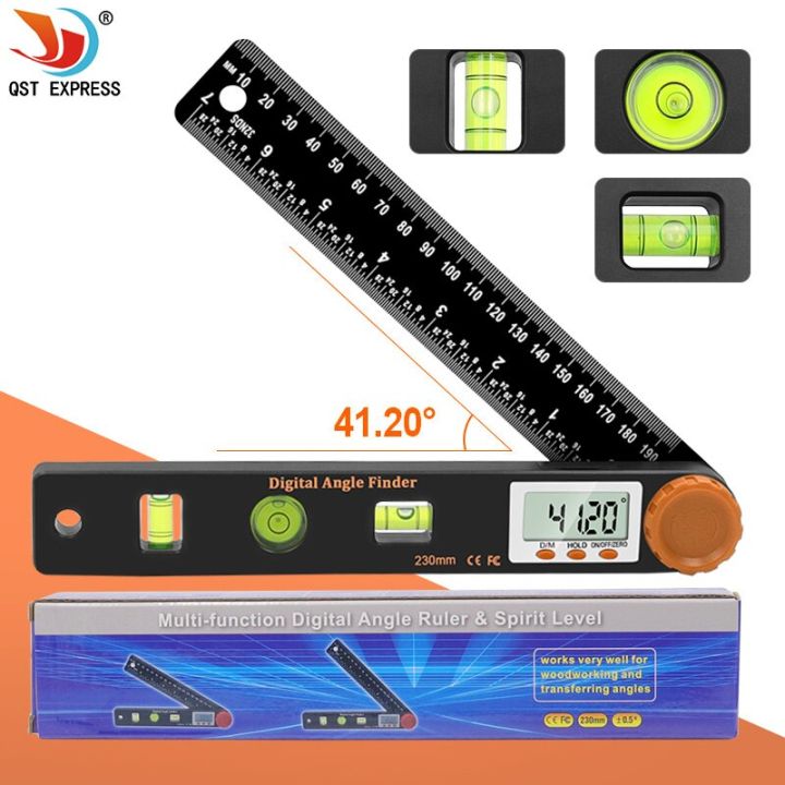 4in1 Measuring angle 0-999.95°digital instrument angle inclinometer ...