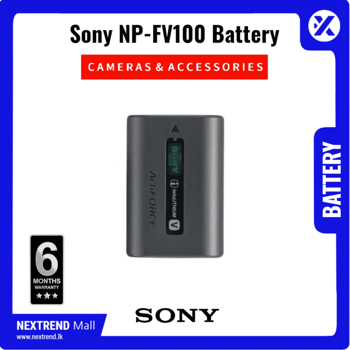OEM Sony NP-FV100 3700mAH V-Series Rechargeable High Capacity Battery Pack Info-Lithium Li-ion ...