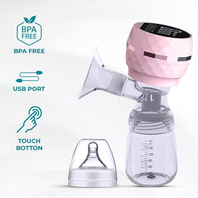 Portable Electric Breast Pump Breast Pump with LED Screen Milk Puller ...