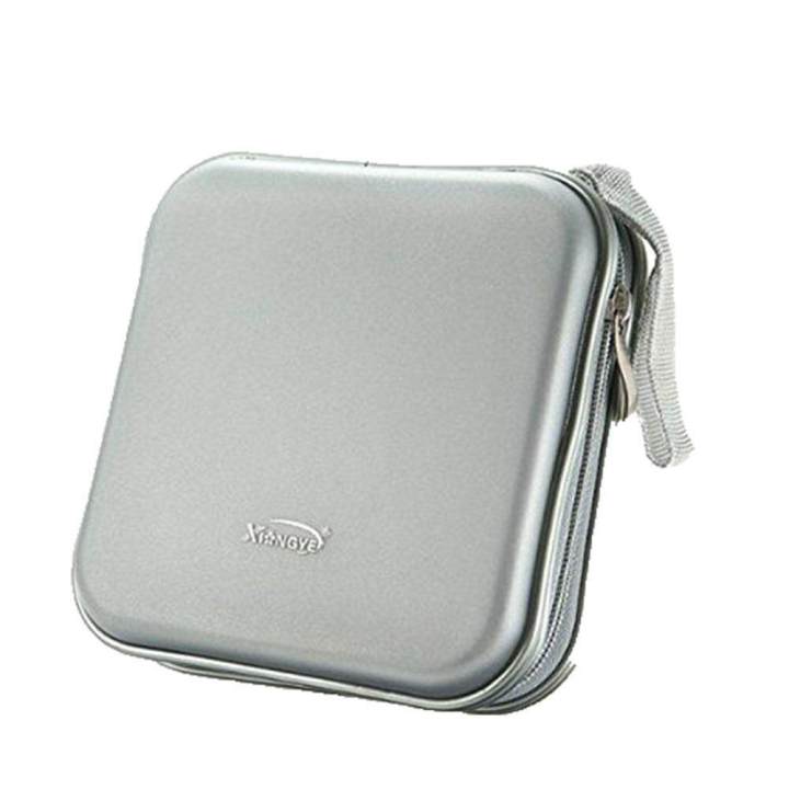 Portable 40 Capacity Luxury VCD Disc Case CD DVD Storage Bag | Daraz.lk