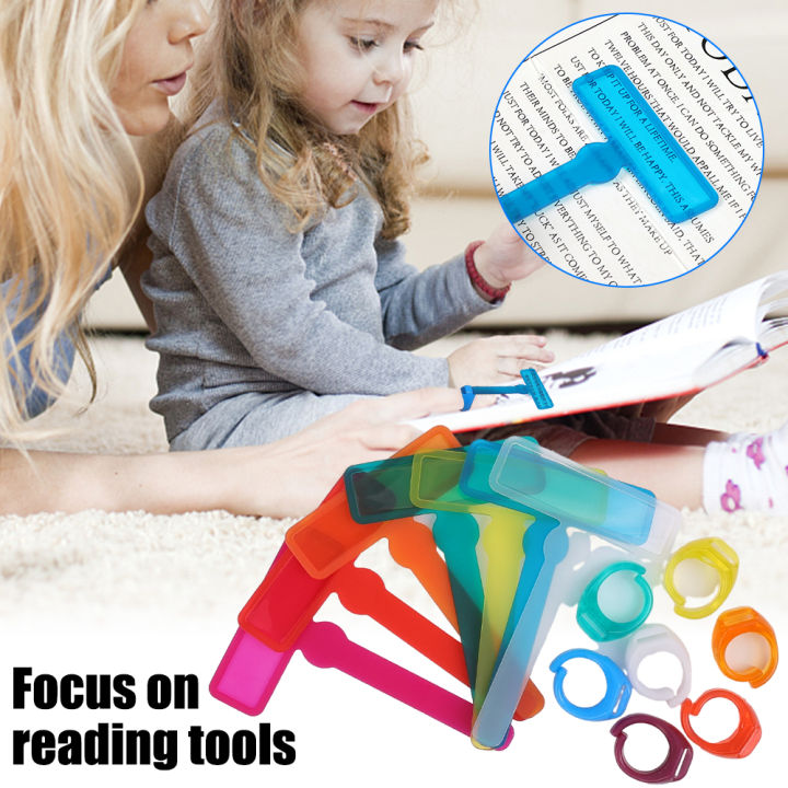 1PC Guided Reading Strips Finger Focus Highlighter Dyslexia Tools For ...