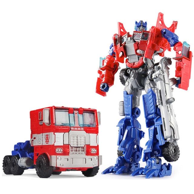 【DIV MALL】Transformers Toy robot Optimus Prime Bumblebee Action Figure Toys Commander Truck ...