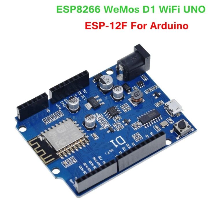 ESP-12E WeMos D1 UNO R3 CH340 CH340G WiFi Development Board Based ESP8266 Shield Smart ...
