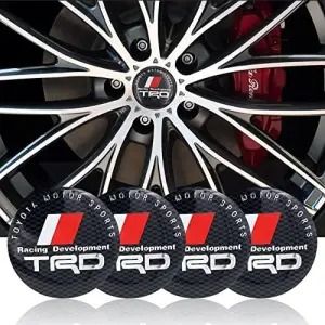 4Pcs/Set 56.5mm Aluminium Car Wheel Center Hub Caps Emblem Stickers ...