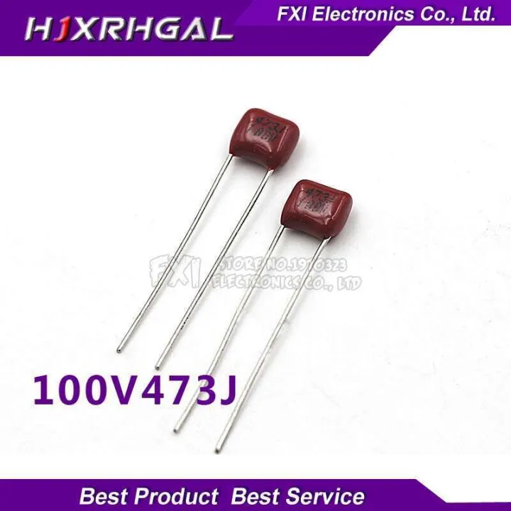 10PCS 100V473J 0.047UF 47NF Pitch 5mm 100V 473 CBB Polypropylene film ...