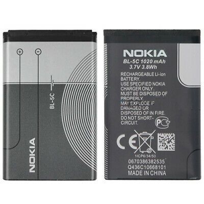 Nokia BL-5C Dual IC Battery with 1020mAh Capacity Rechargeable ...