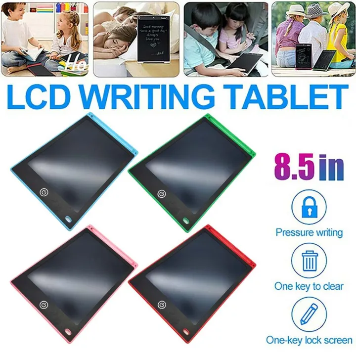 8.5 Inch Digital Electronic LCD Drawing Board Sketchpad Wordpad Writing ...