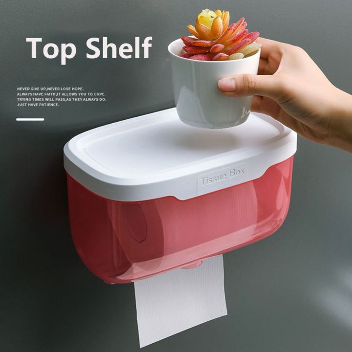 Waterproof Multifunctional Punch-Free Sanitary Napkin Box Storage ...