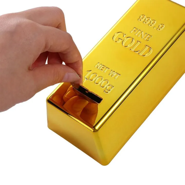 Artificial Unique Bullion Bar Bullion Prop Simulation Brick Coin Bank ...