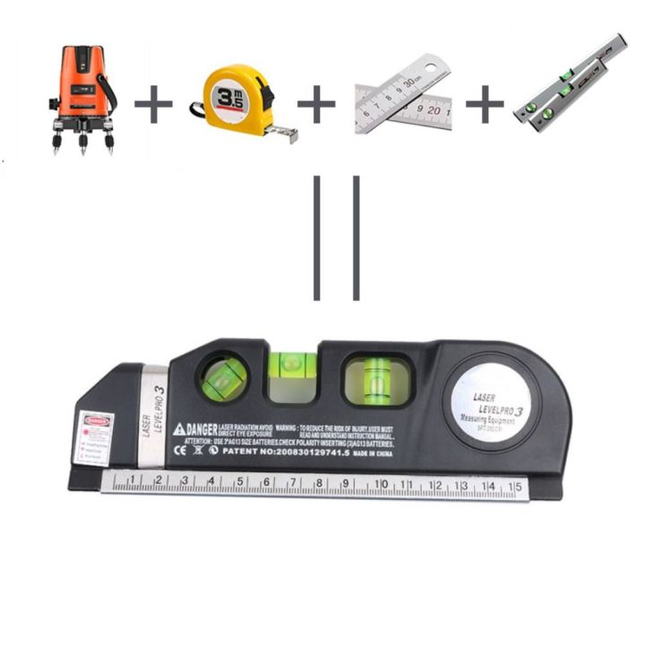 Multipurpose Standard Ruler Laser Level With Tripod Accurate Line ...