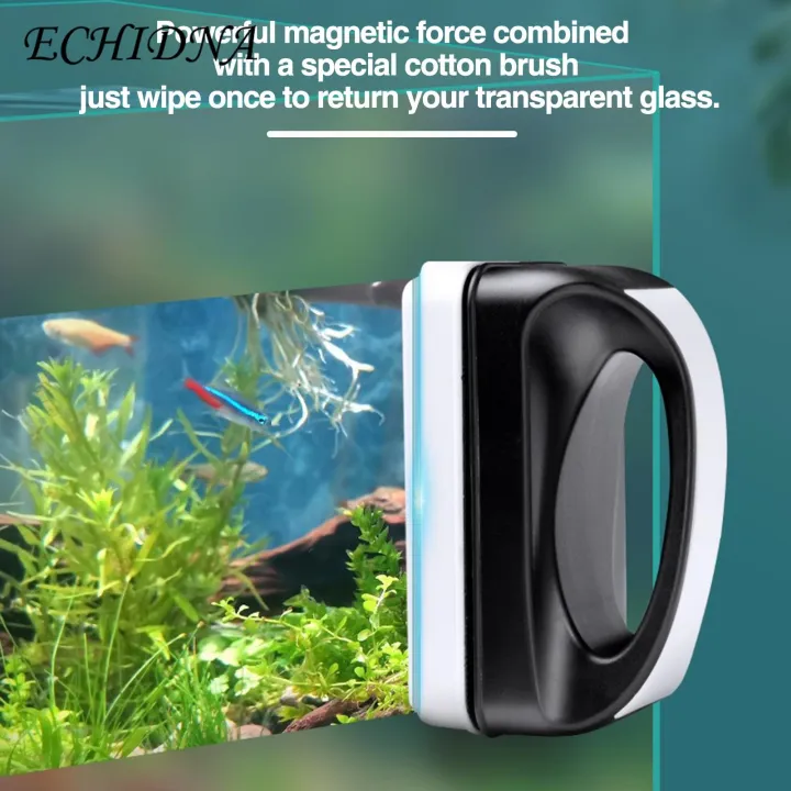 Fish Tank Magnetic Brush Efficient Double-sided Magnetic Aquarium Glass ...