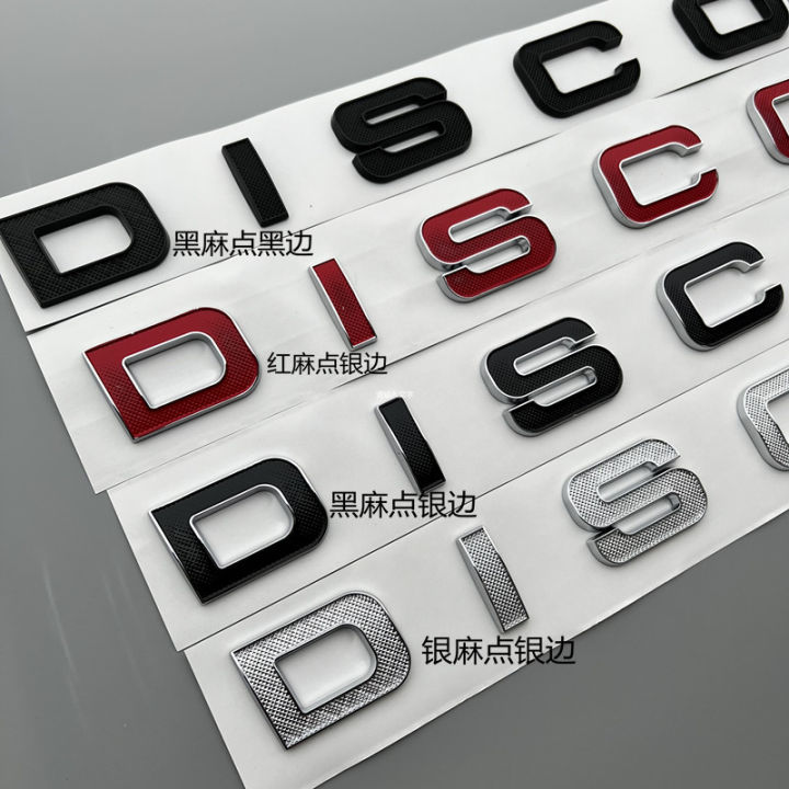 Dual Colors Letters Emblem Badge Car Styling Hood Trunk Sticker For ...