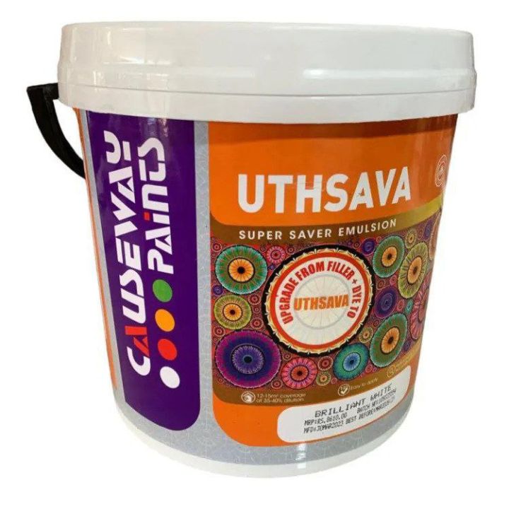 Causeway Uthsava Emulsion Brilliant White Interior Wall Paint | Daraz.lk
