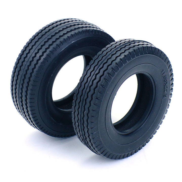 2pcs Tire Width 20mm/25mm Tyre For 1/14 Tamiya Rc Truck Tipper Scania ...