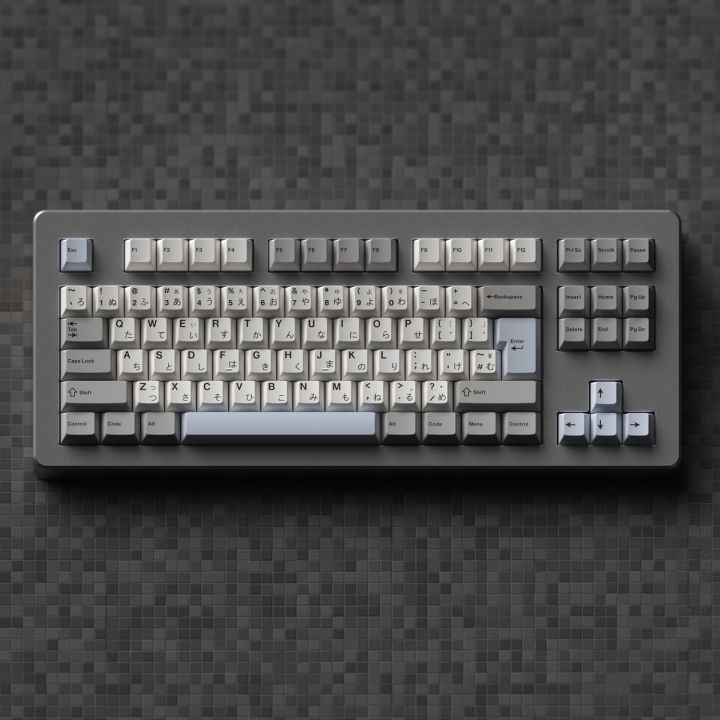 Grey And White Keycap Cherry Profile Dye Key For Mechanical Keyboard ...