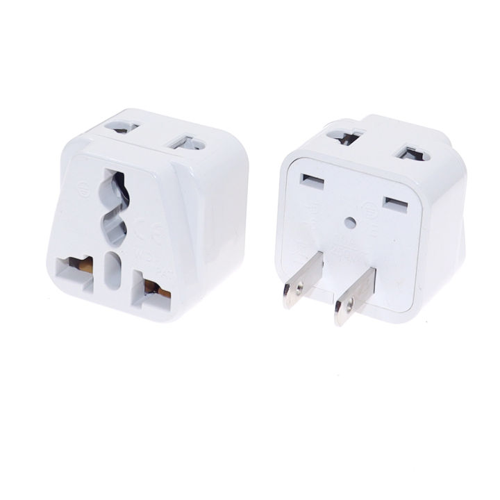 【BestGO】250V 10A Copper Universal America 2 Pin AC Power Adaptor Plug 2 ...