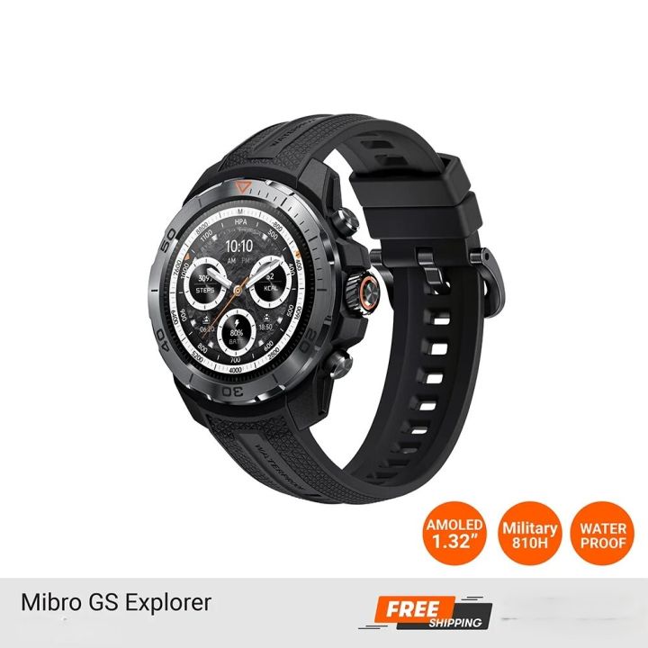 Mibro GS Explorer Smartwatch Rugged Military Grade AMOLED AOD Display ...