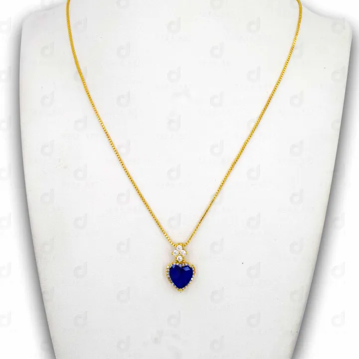 22KT gold plated Titanic pendant with Box Chain eye catching rare chain ...