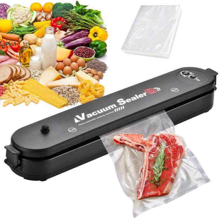 Automatic sealing machine,vacuum sealer with 10 vacuum sealer bags ...