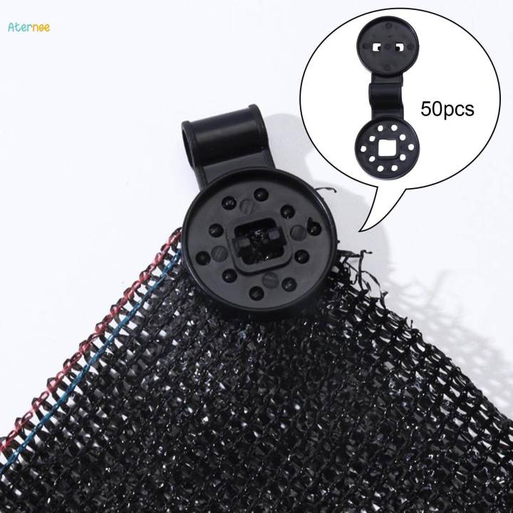50x Shade Net Clips Fixing Buckle Garden Netting Clips Awning Clamp ...