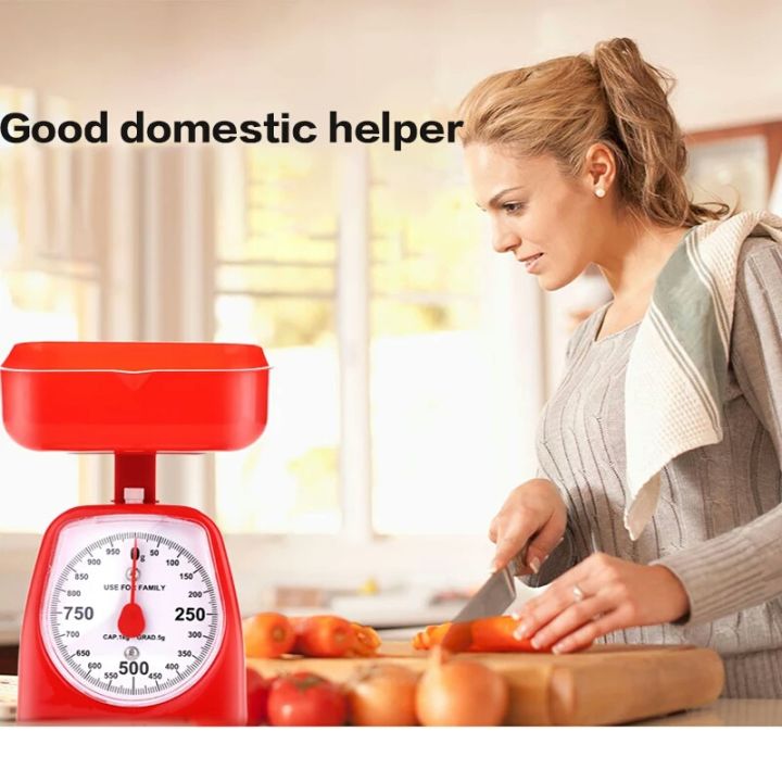 Kitchen Scale 5Kg Mechanical Dial Analog Kitchen Scale Food Balance ...