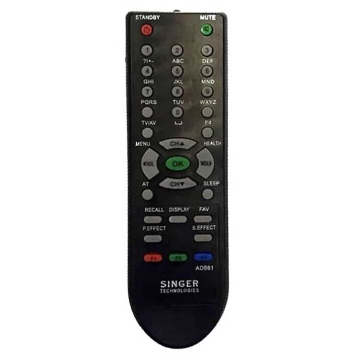 Singer Old CRT TV Remote Controller -AD661 & Free Batteries | Daraz.lk