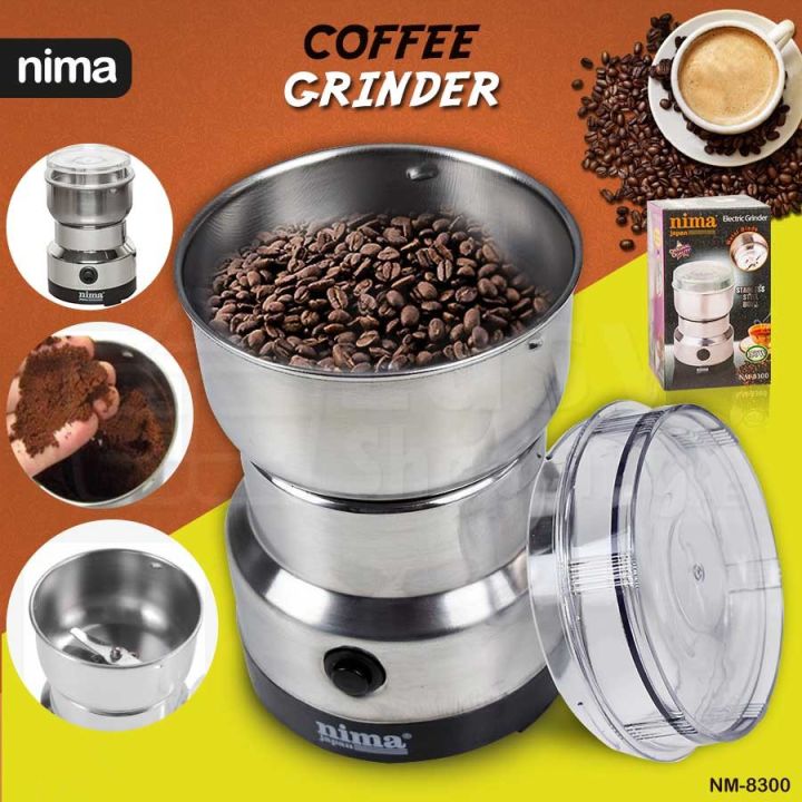 Nima / Jubake 2 in 1 Electric Spice Grinder & Juicer Maker Silver With ...