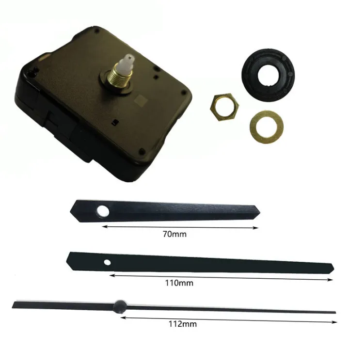 DIY Quartz Wall Clock Movement Acrylic Mute Clock Movement Crafts Clock ...