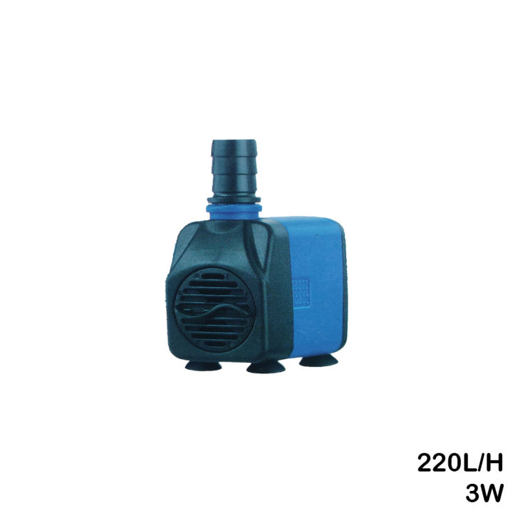 Aqua Spring XX-500 220L/H 3W Aquarium Fish Tank Submersible Pump Water ...
