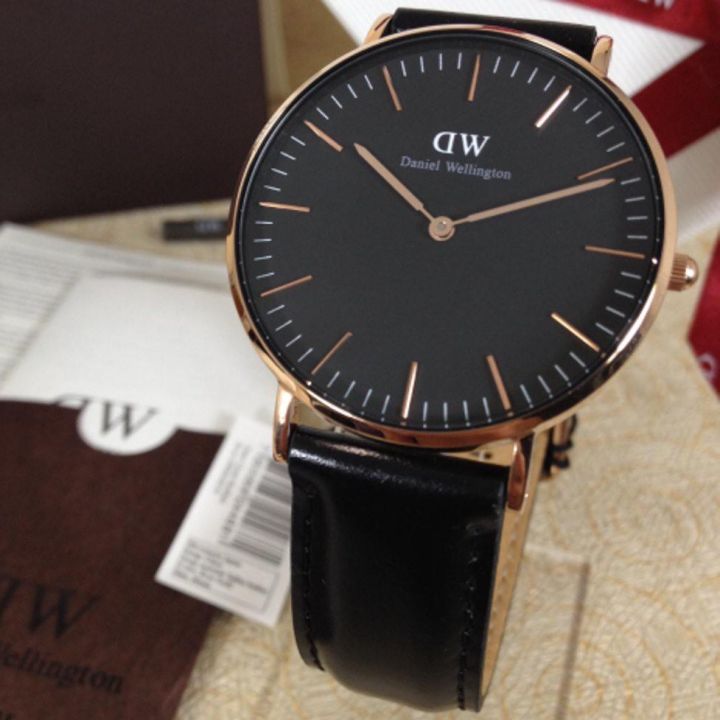 DW Business Analog Black Casual Male Classic Fashion Hot Wrist Quartz ...