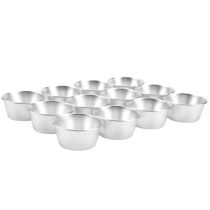 12 Pieces Individual Molds Pudding Molds Cups Mini Chocolate Molten ...