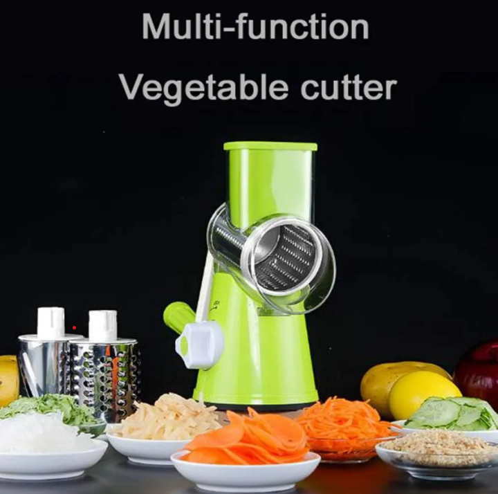 All-in-One Hand Drum Rotary Shaper, Top-Rated Tabletop Grater with 3 ...