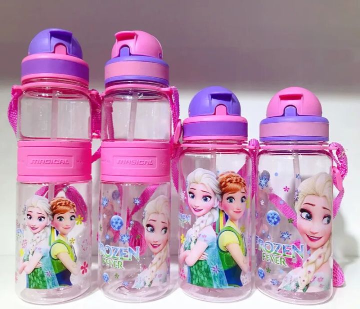 【LuckyBabyFans Store】1pcs Disney Children cartoon Frozen Elsa straw cup ...