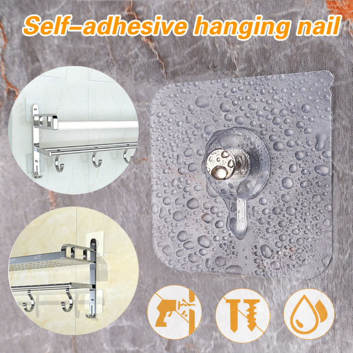 10/20PCS Non-Trace Self Adhesive Nails Hook For Photo Frame Hole ...