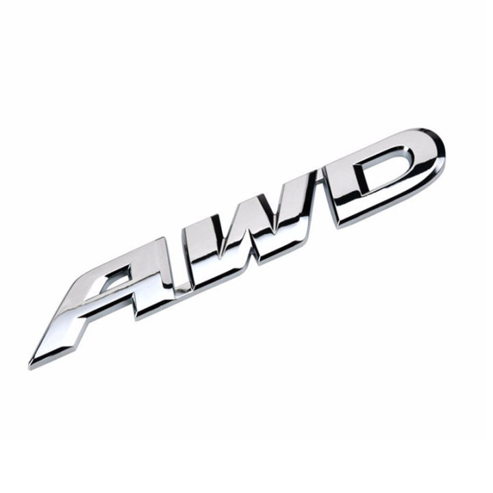 3D Car Styling Metal Sticker AWD Emblem Badge Rear Side Decal 4WD 4X4 ...