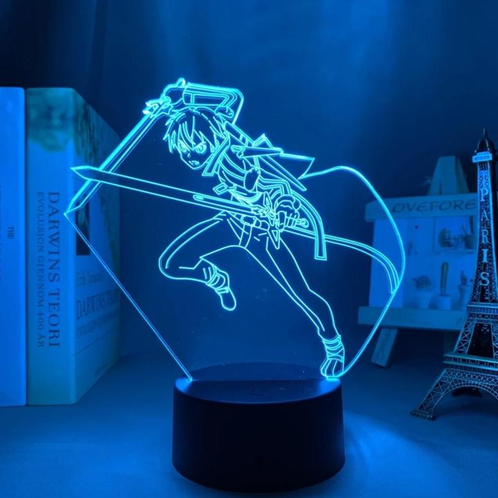 3D Figure Anime Luces Sword Art Online Manga Kirito and Asuna Setup ...