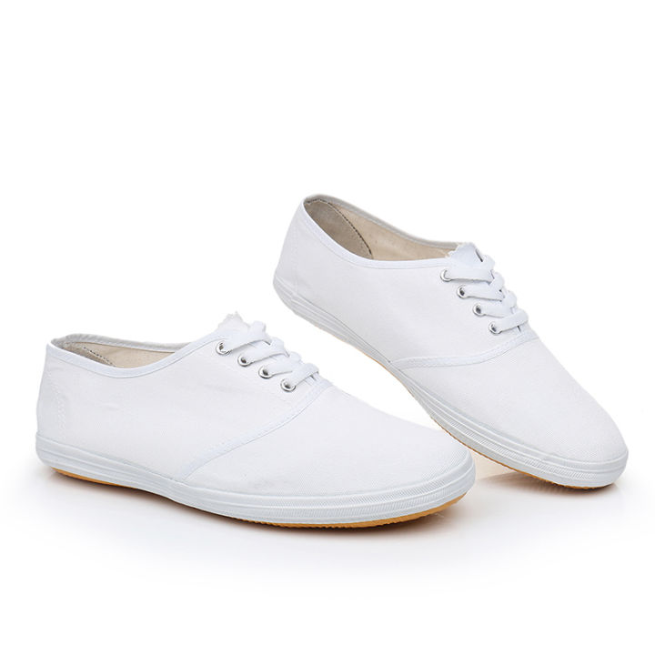 Women's Canvas Shoes White Shoes Casual Student Dancing Shoes Nurse ...