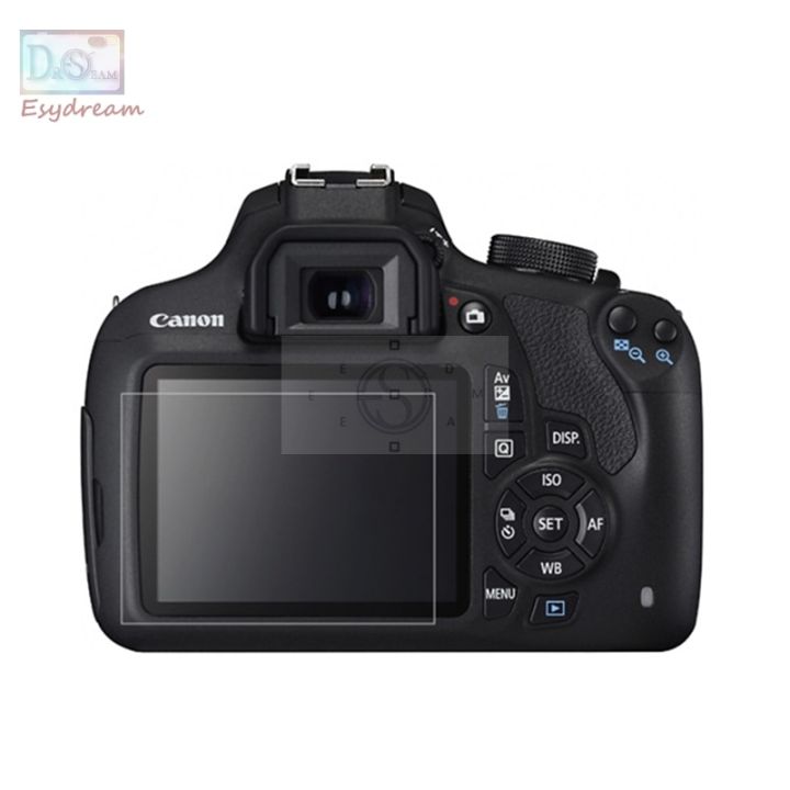 Self-adhesive Tempered Glass LCD Screen Protector Cover for Canon EOS 1200D 1300D 1500D 2000D ...