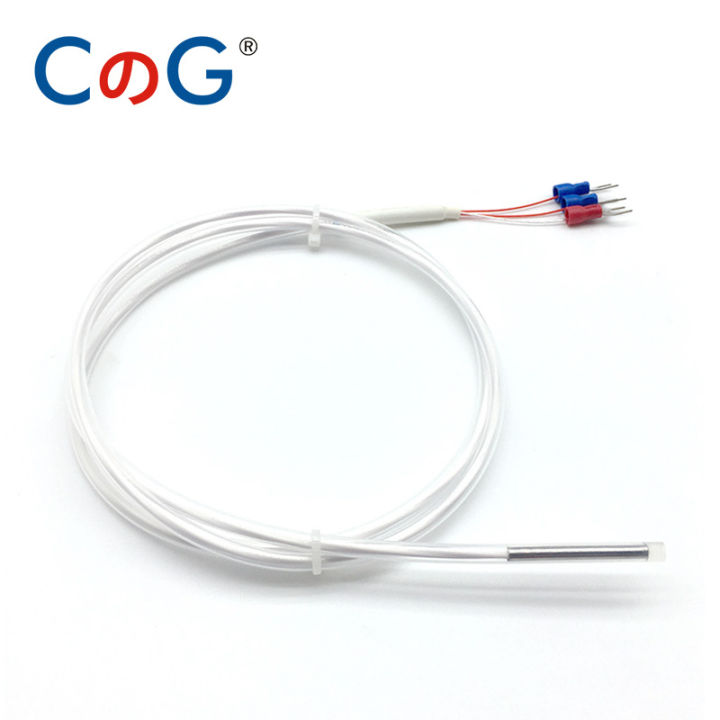 Cg Teflon Pt100 Rtd K Type Thermocouple Temperature Sensor 2/3 Wire ...