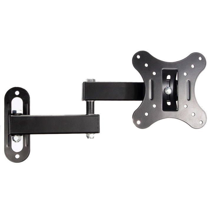 TV Wall Mount Bracket 14-27 Inch 180 Degrees Tilt Swivel & Rotation ...
