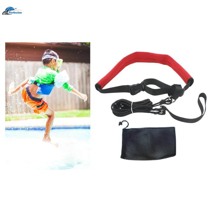 Swim Training Leash Stationary Swimming Training Exercise , Swim Tether ...