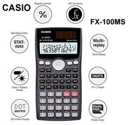 Original Casio Fx 100ms 1st gen scientific calculator | Daraz.lk